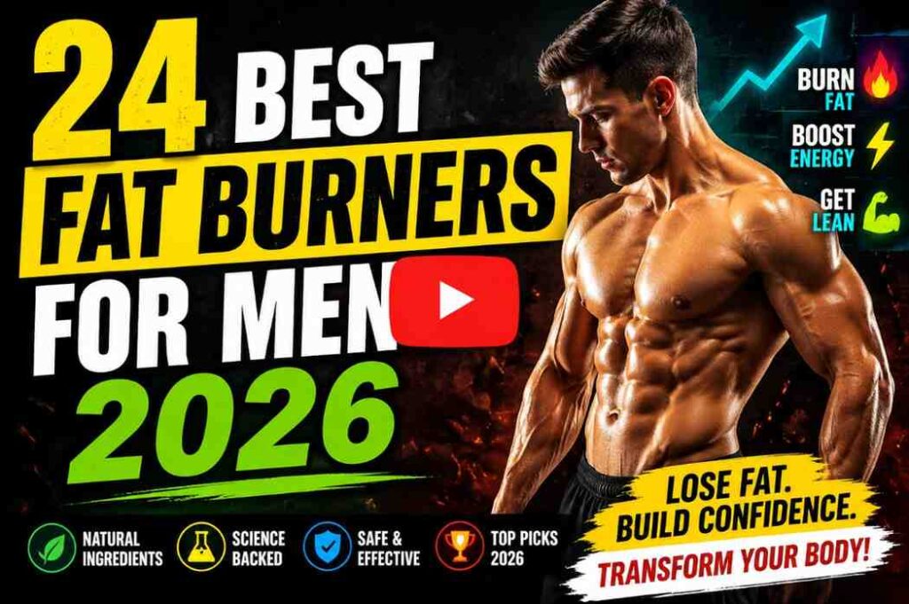 24 Best Fat Burners for Men 2026 : Top Fat Loss Strategies