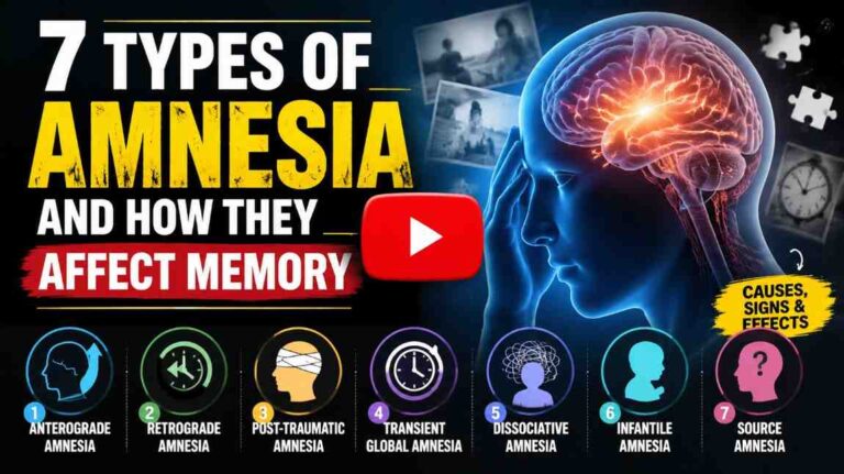 7 Types of Amnesia and Their Effects on Memory Explained